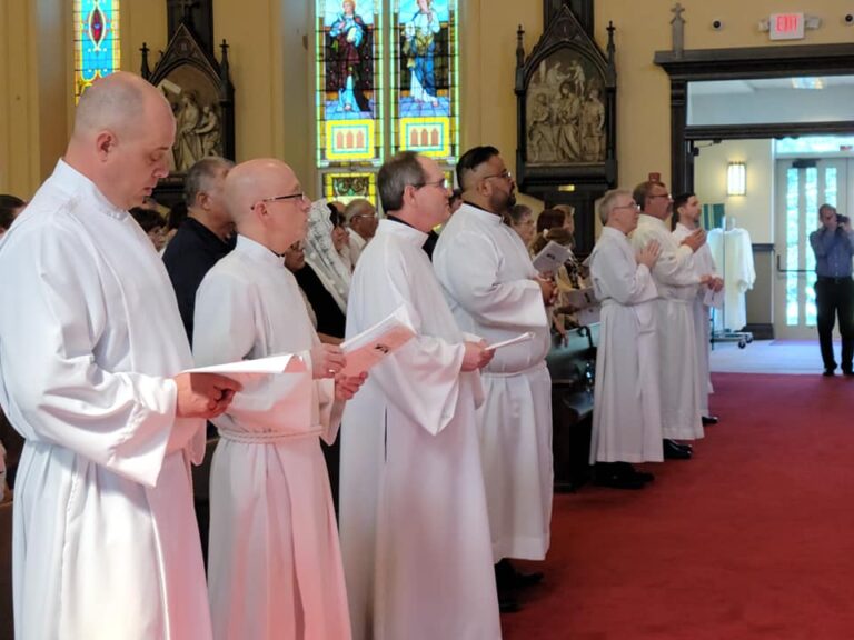 A new journey begins for seven new deacons - The Catholic Messenger